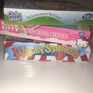 Toys | Chutes Ladders Hello Kitty Bingo Wacky Stackers | Poshmark